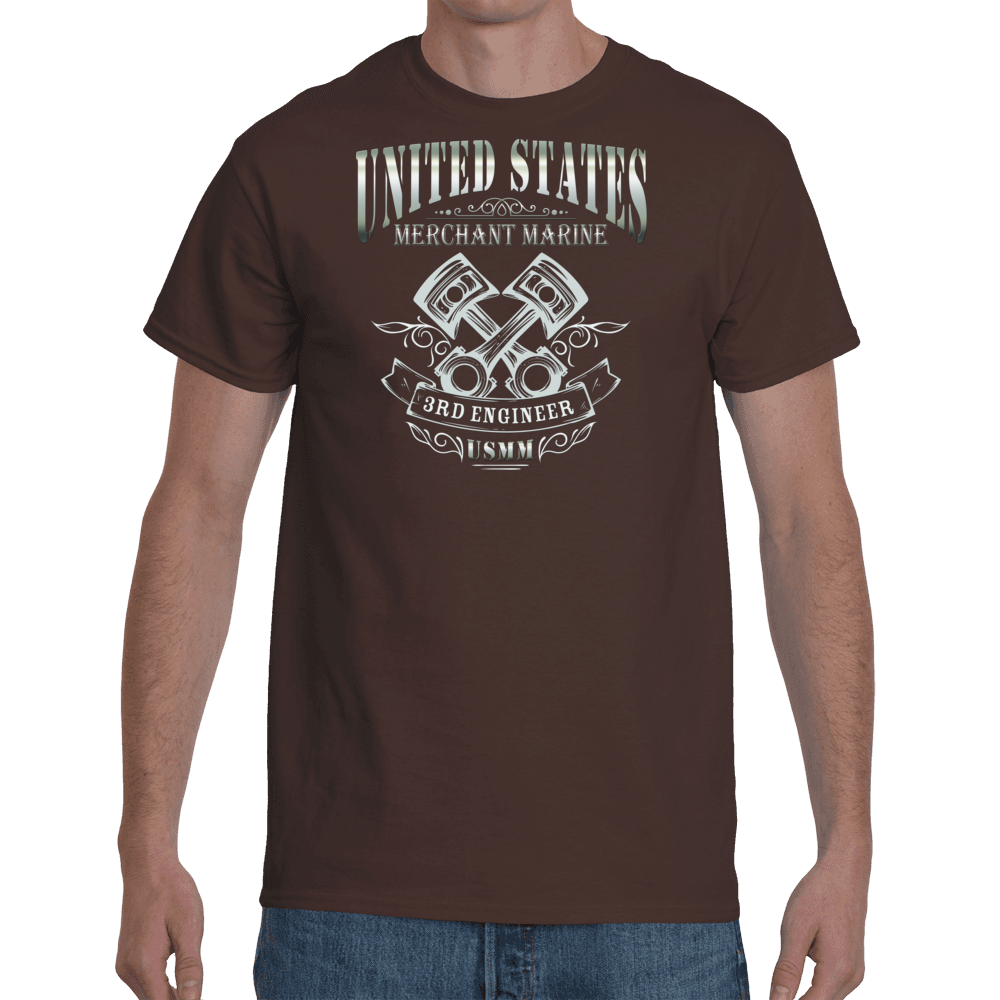 USMM 3rd Assistant Engineer - FrontPrint – DiamondDug T-Shirt Designs
